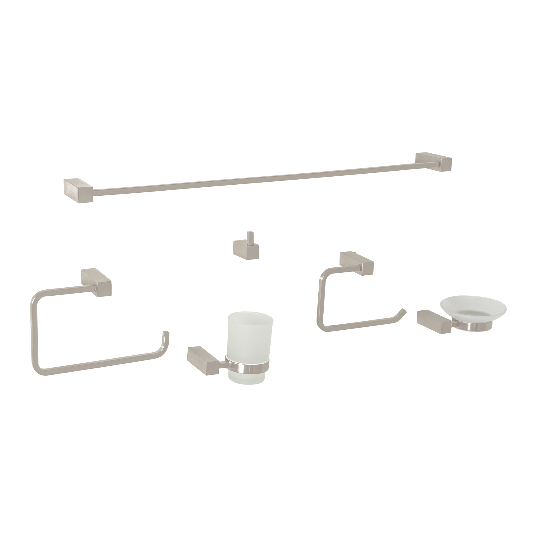 JUEGO DE ACCESORIOS PARA BAÑO SATIN – Pórtico